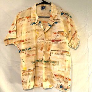OP | Shirts | Vintage Op Ocean Pacific Hawaiian Aloha Shirt Malibu ...